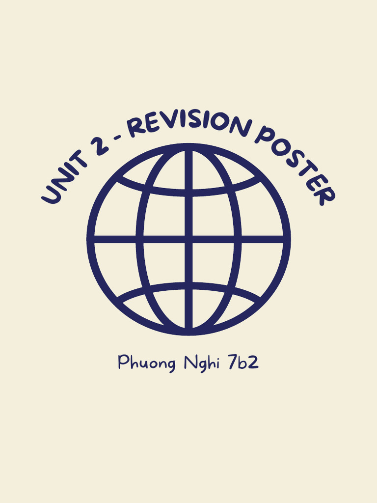 Unit 2 - Revision Poster - P.Nghi 7b2 | PDF