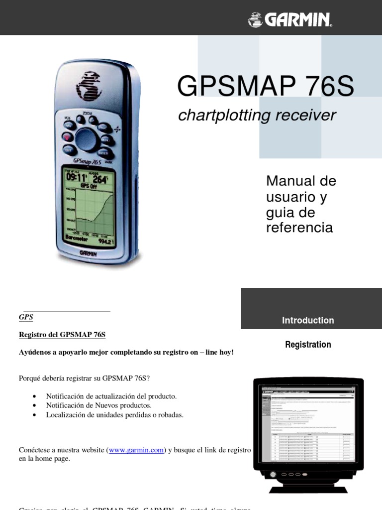 Gps Map 76s Garmin | PDF | Sistema de Posicionamiento Global | Mapa