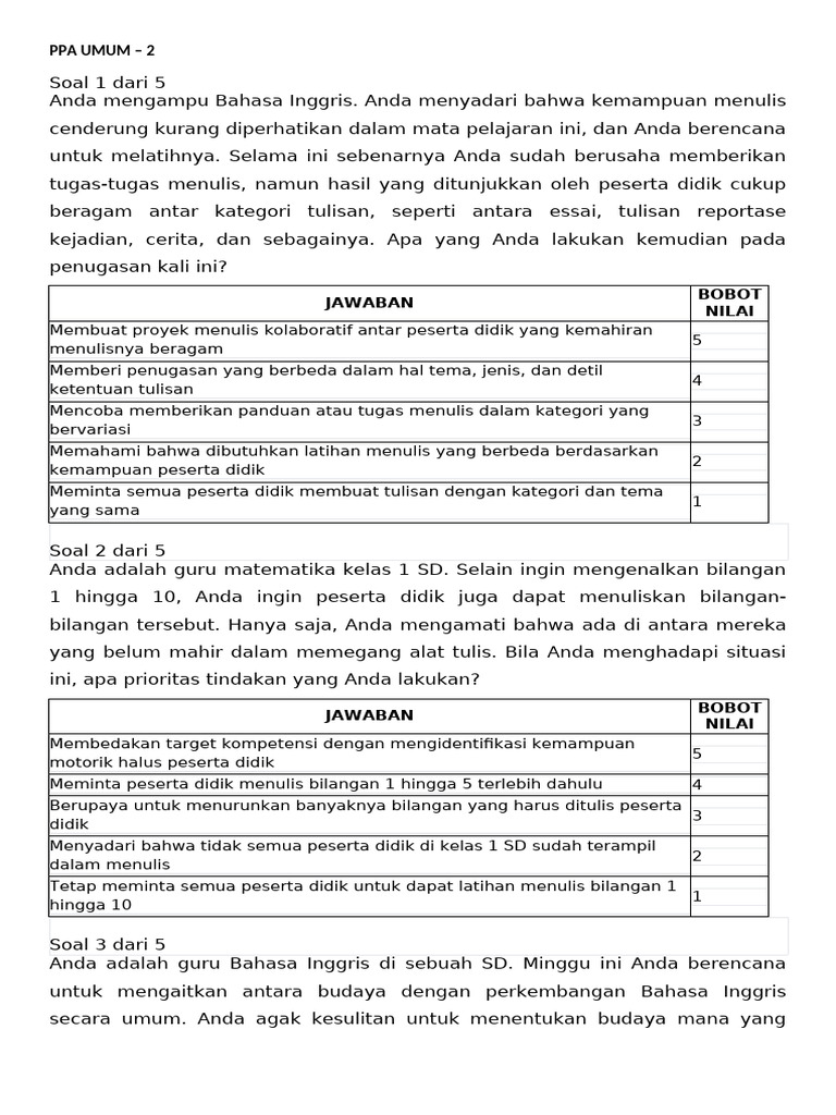 Ppa Umum-2 | PDF
