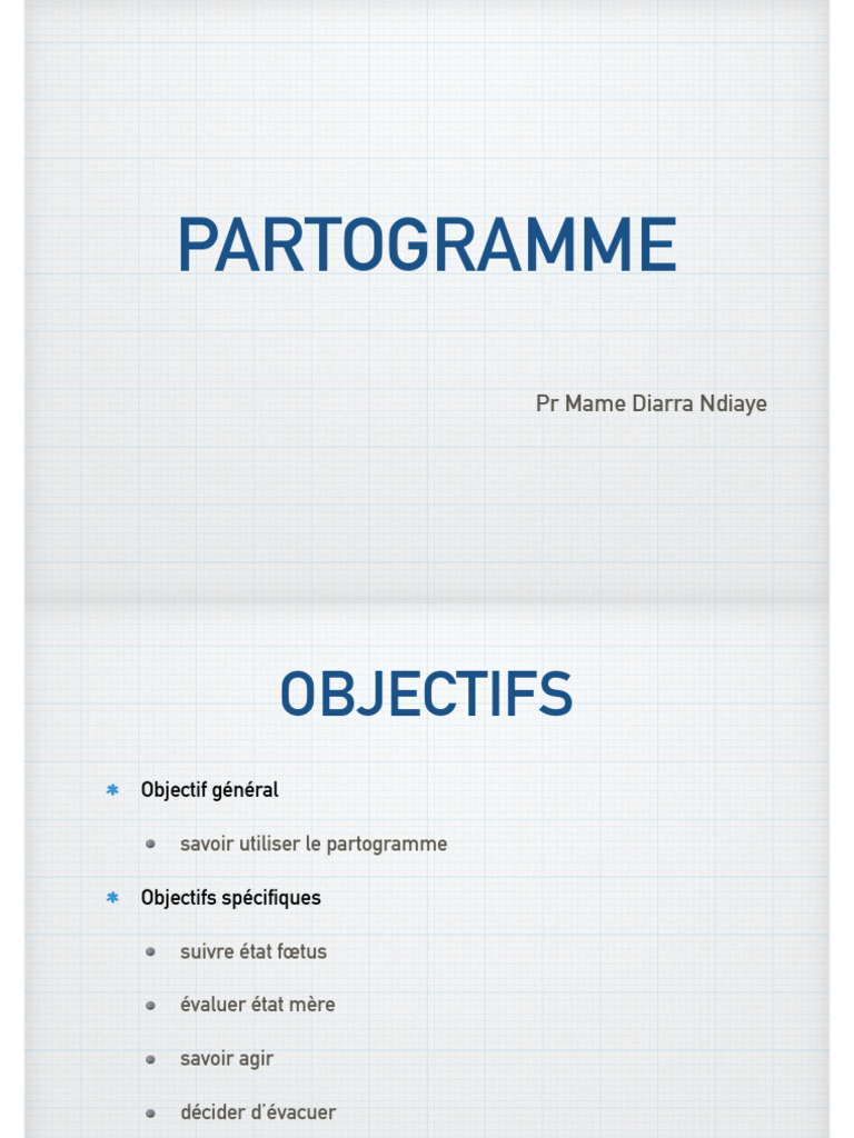 Partogramme | PDF