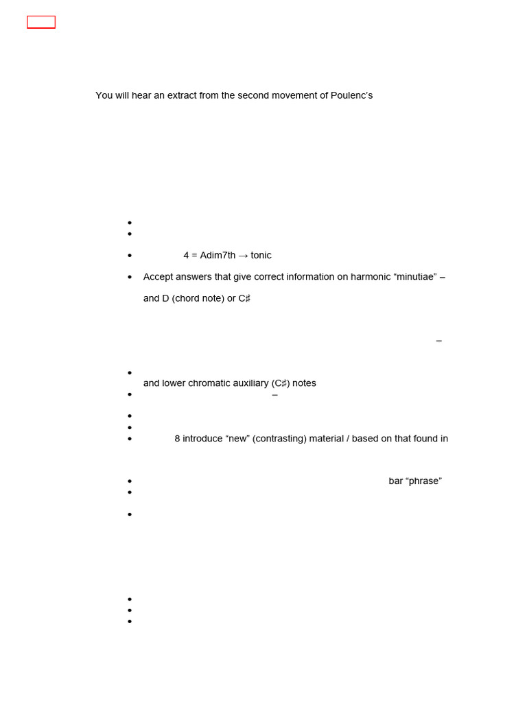 20th Century Past Paper Answers | PDF