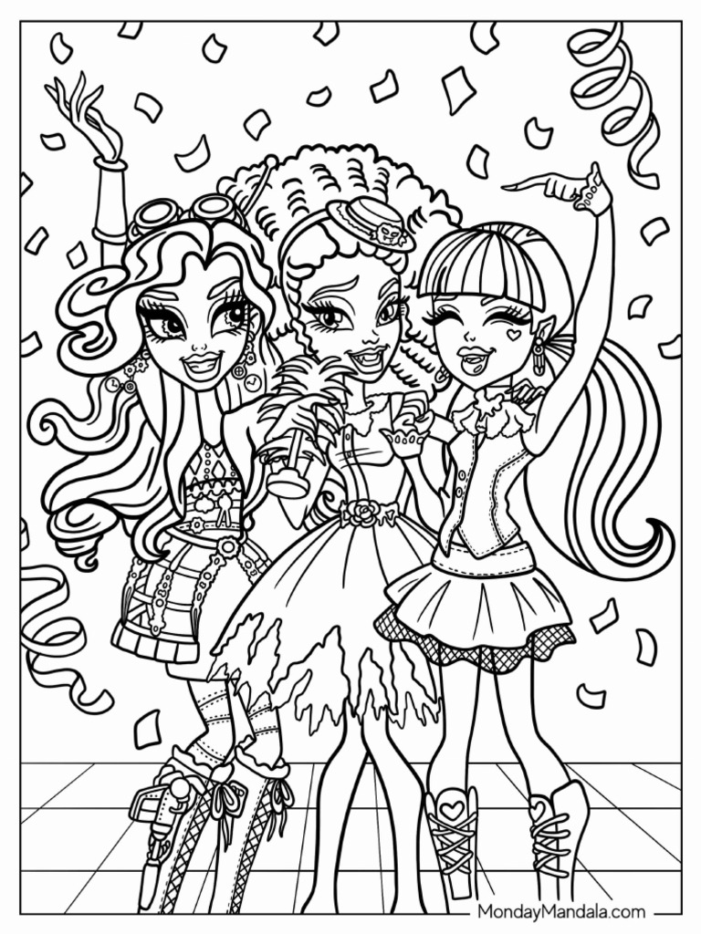 Monster High Robecca Steam Honey Swamp and Frankie Stein Dancing ...