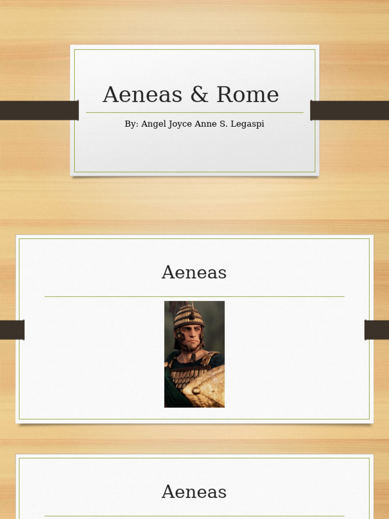 Aeneas and Rome | PDF