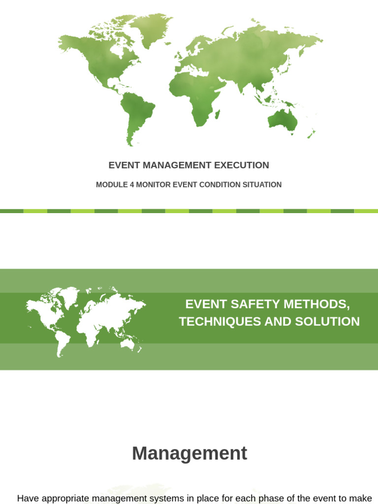 Module 4 Monitor Event Condition Situation | PDF