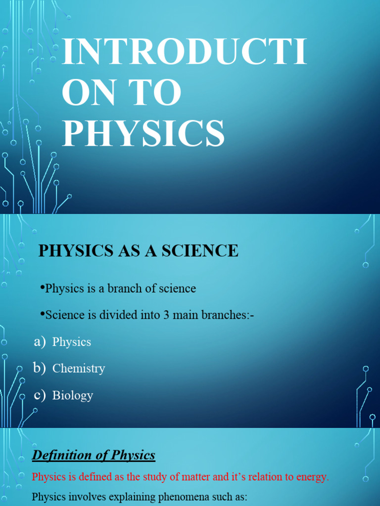 Introduction Tyo Physics | PDF | Physics | Science & Mathematics Introduction Tyo Physics | PDF | Physics | Science & Mathematics