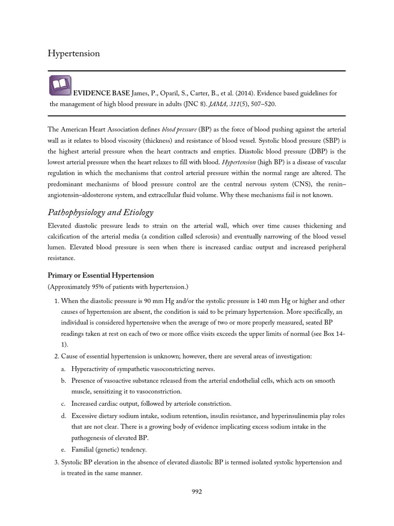 Lippincott Hypertension | PDF