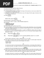 Soh Cah Toa Questions | PDF