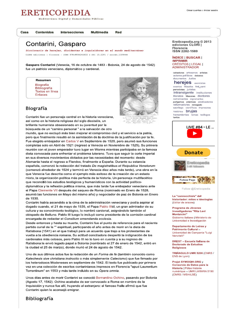 Contarini, Gasparo | PDF