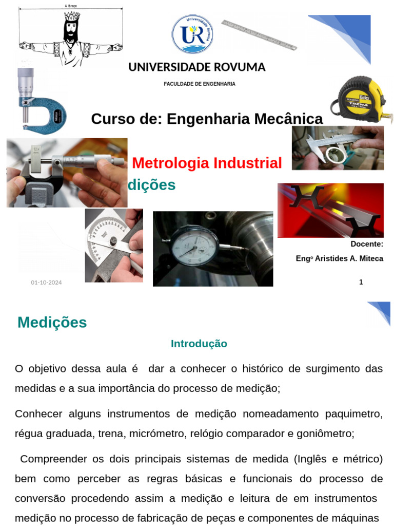 Aula3 Metrologia Industrial | PDF