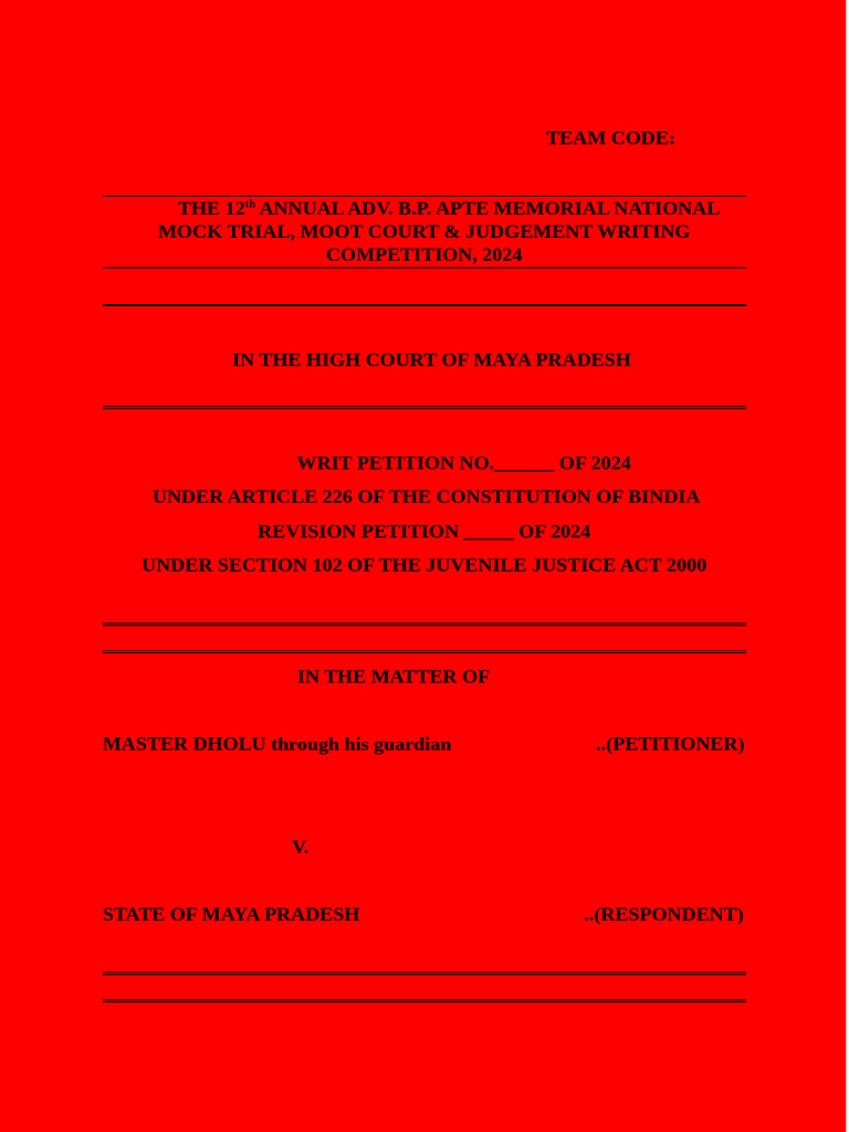 Memo For Respondent-1 | PDF