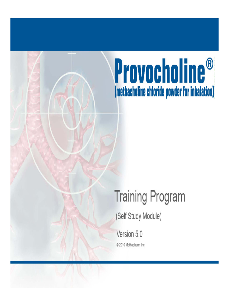 Provocholine - Test 12 2022 | PDF