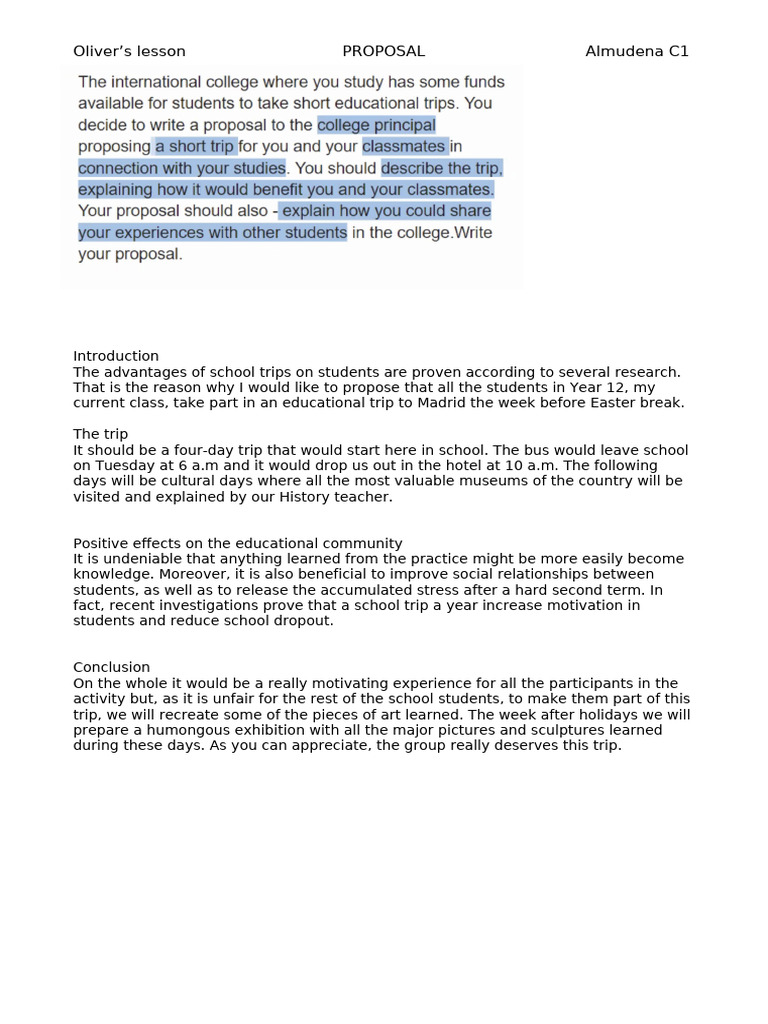 Proposal (C1 Example) | PDF