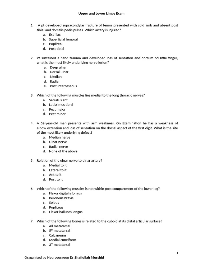 Exam Questions | PDF