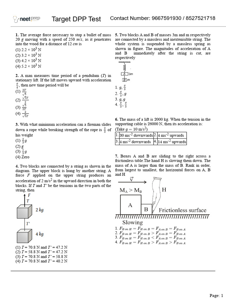 Target DPP Test | PDF