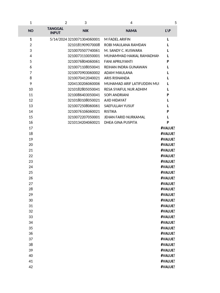 Format Data Pencaker Sma-Smk | PDF