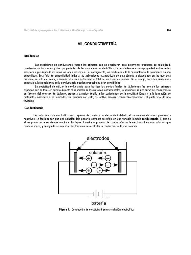 Conductimetria | PDF | Valoración | Química