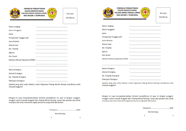 Form PMR | PDF