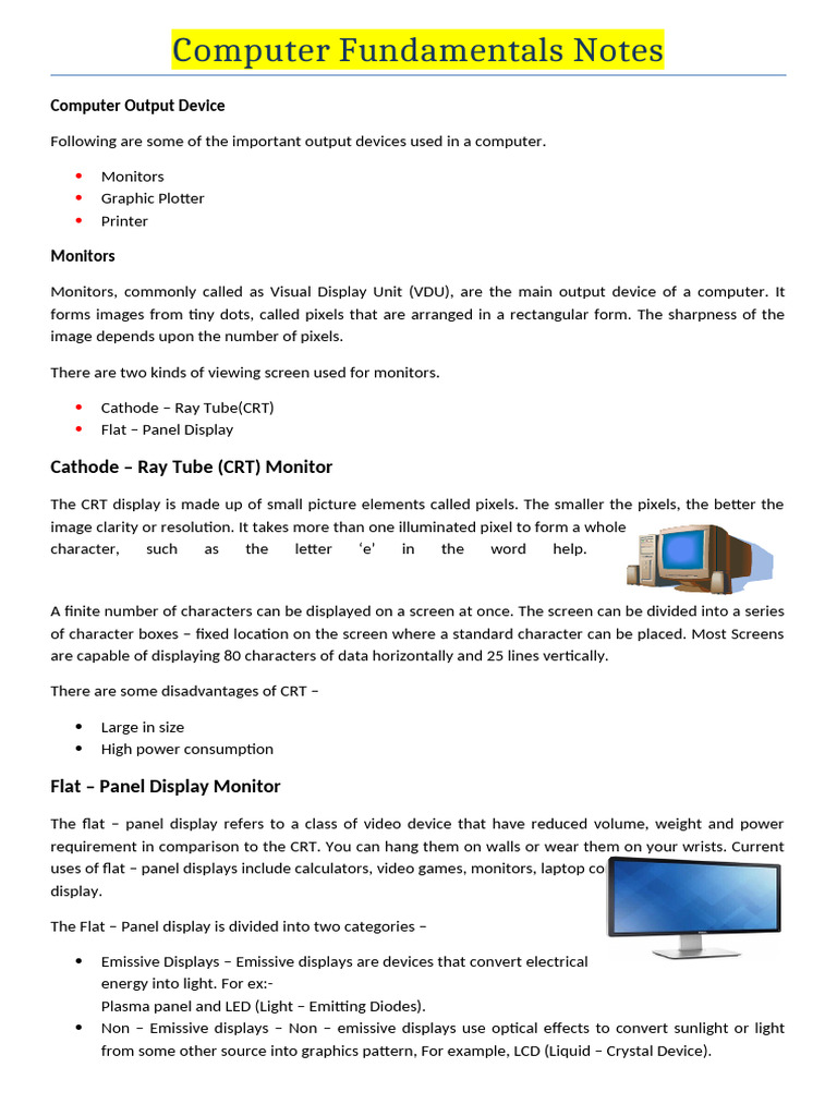 Computer Fundamentals 3 | PDF