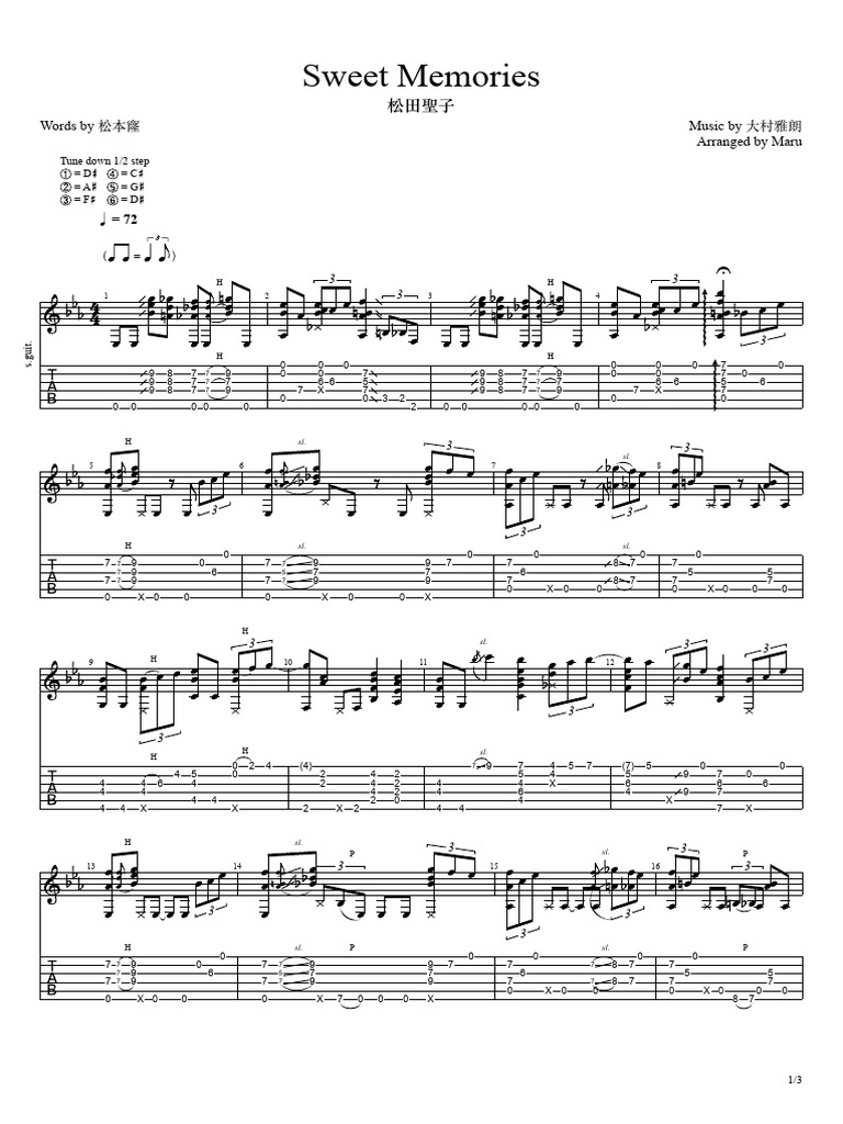 Sweet Memories | PDF