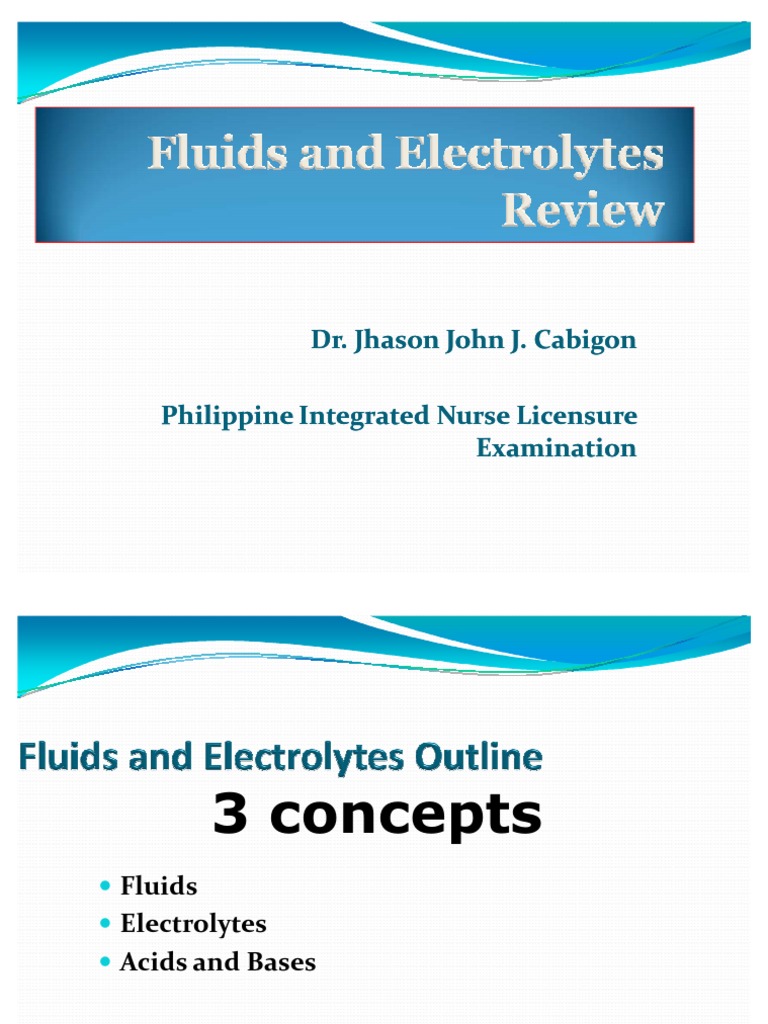 Medical-Surgical (Nursing Fluids and Electrolytes) | PDF