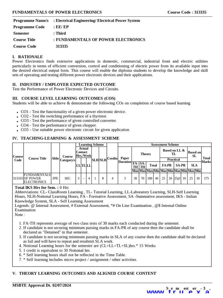 313335-Fundamentals of Power Electronics | PDF