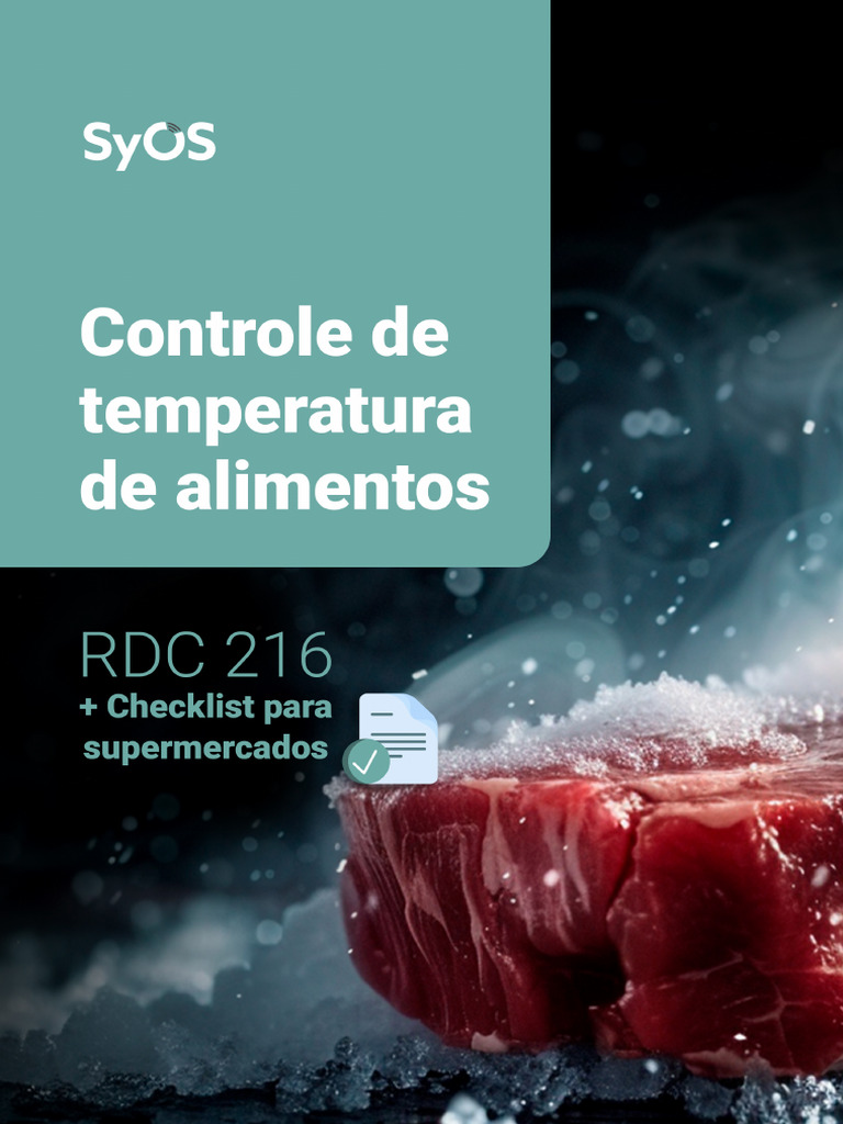 Ebook - Controle de Temperatura de Alimentos - RDC 216-1 | PDF