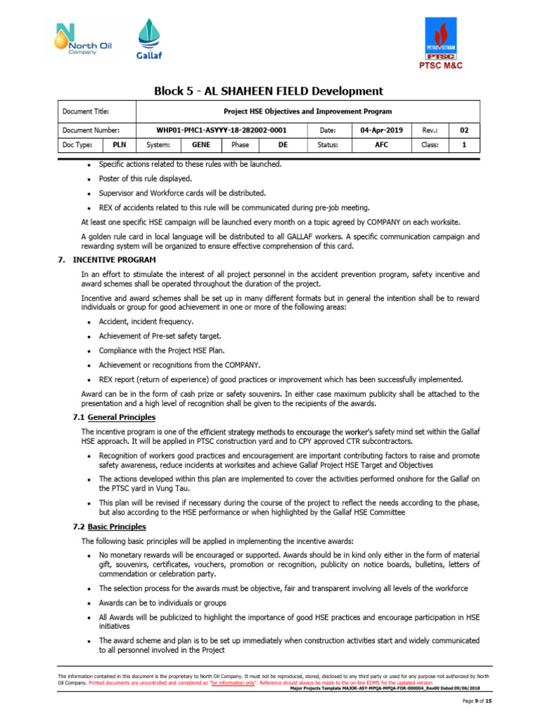 Incentive Program | PDF