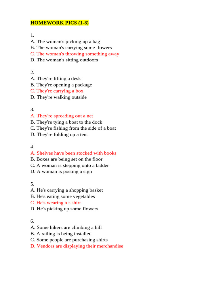 Homework Day 1 | PDF