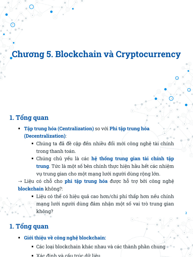 Chương 5 Blockchain And Cryptocurrency Pdf