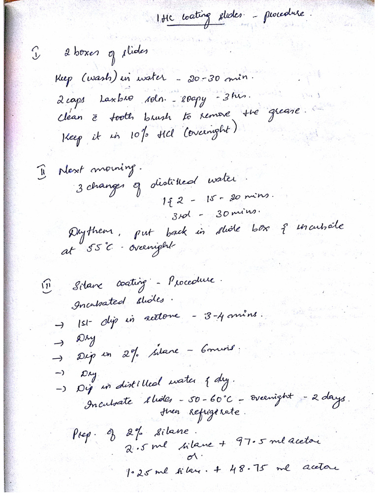Ihc Slides Coating | PDF