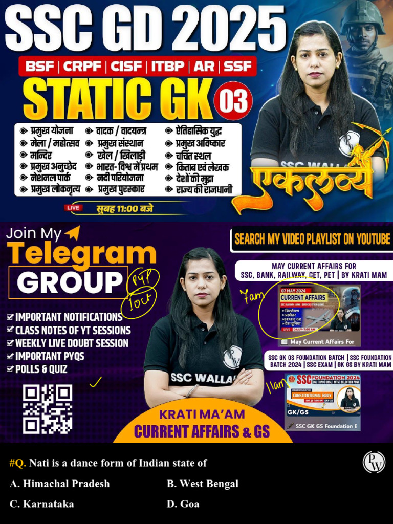 Static GK 3 | PDF