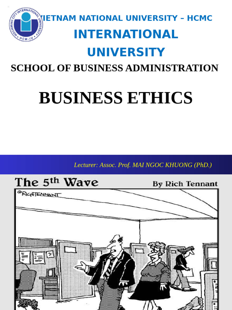 Business Ethics - Course Introduction | PDF