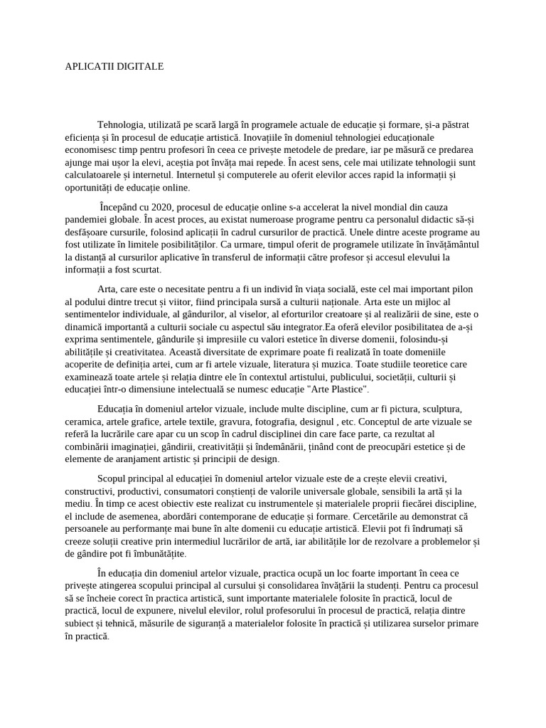 Aplicatii Digitale | PDF