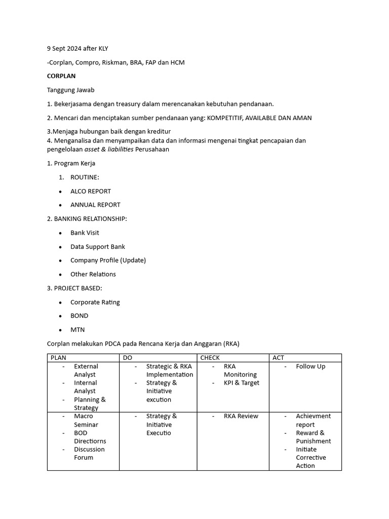 Corplan Riskman HCM | PDF