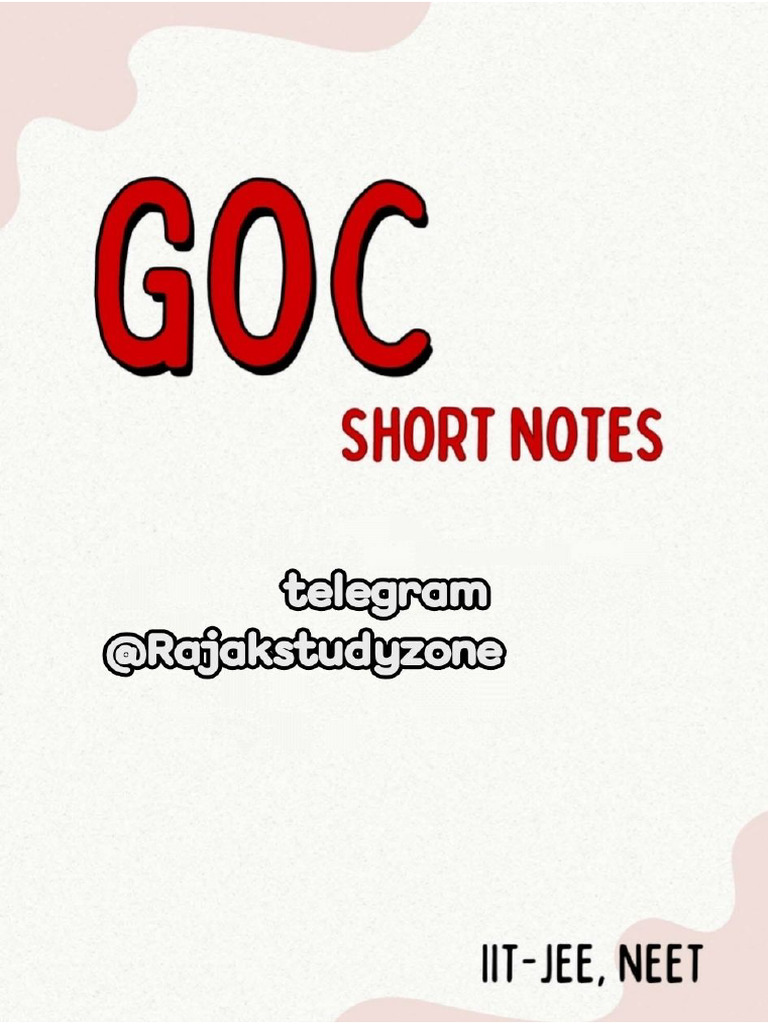GOC Short Notes | PDF