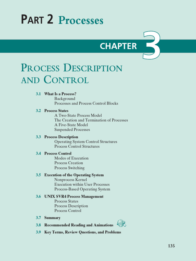 Operating Systems Internals and Design Principles ... - (Part 2 Processes) | PDF