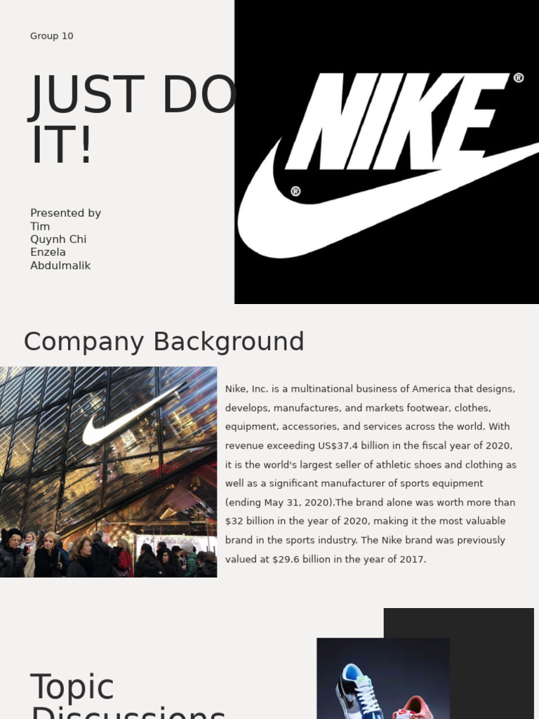Group 10 - Nike - Consumer Behavior | PDF