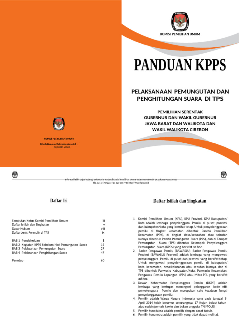Buku Panduan Kpps | PDF