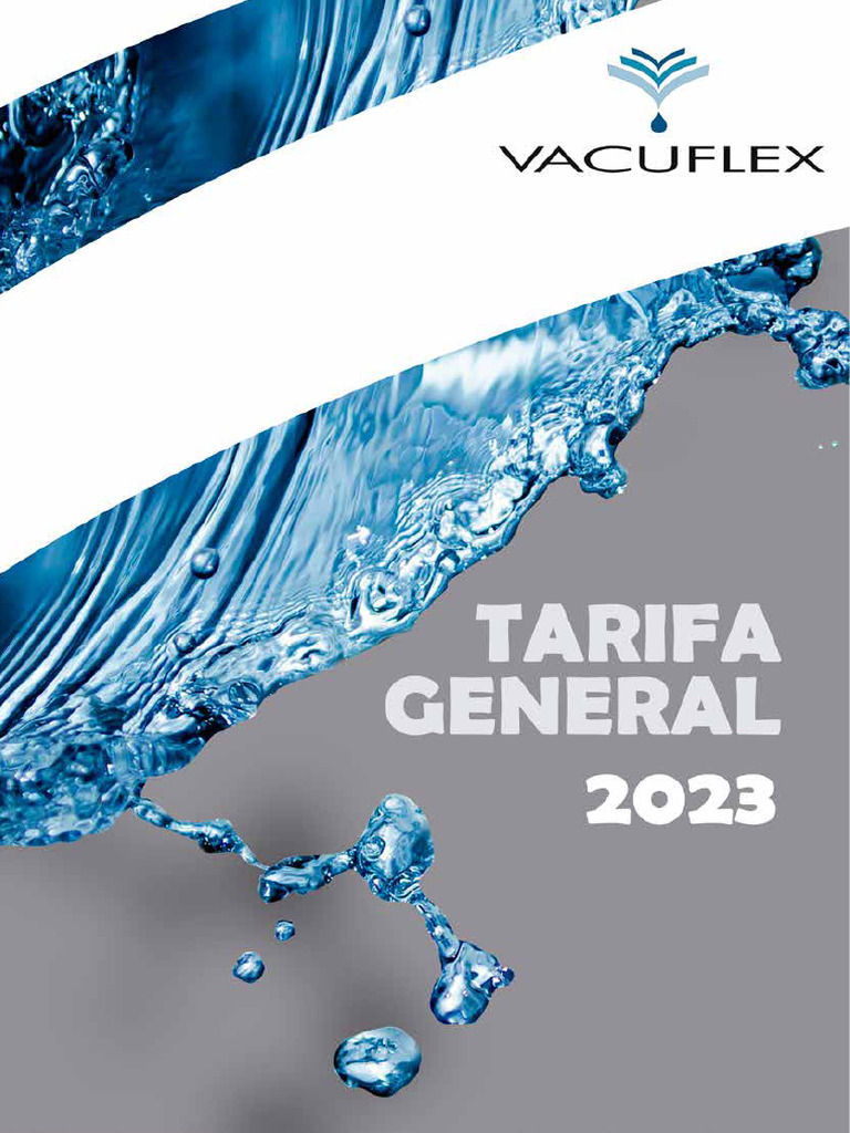01 Catalogo General Vacuflex 2023 | PDF
