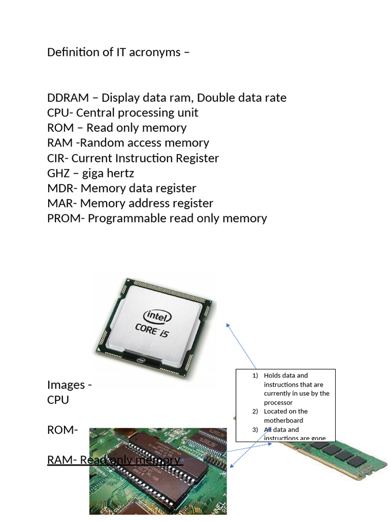 Definition of IT Acronyms | PDF