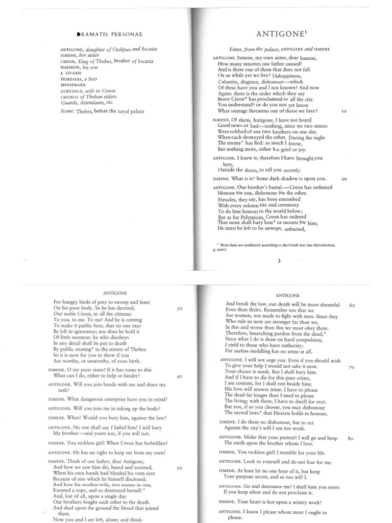 Antigone (Oxford) | PDF