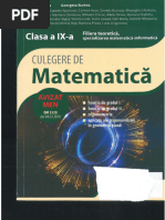 Manual Matematica Clasa A IX A | PDF