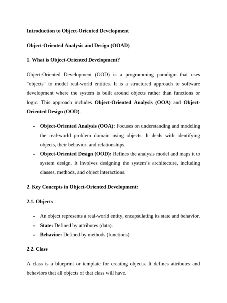 Unit 1 - Lecturer 1 - Introduction To Object | PDF