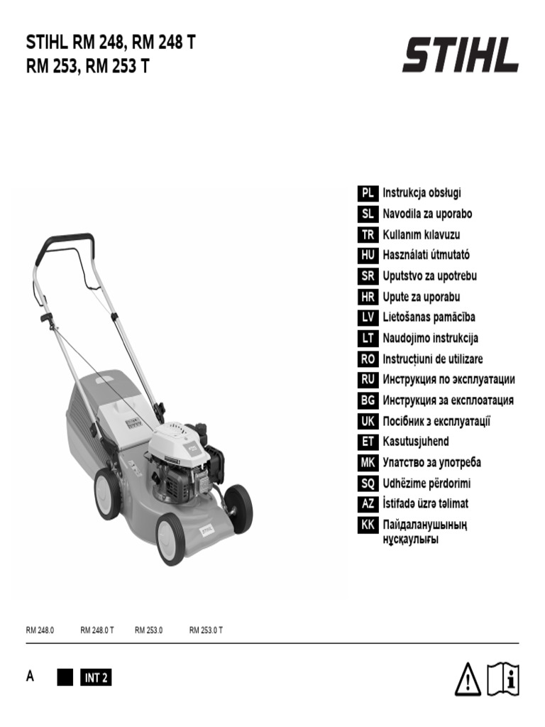 Manual Stihl RM 248 | PDF