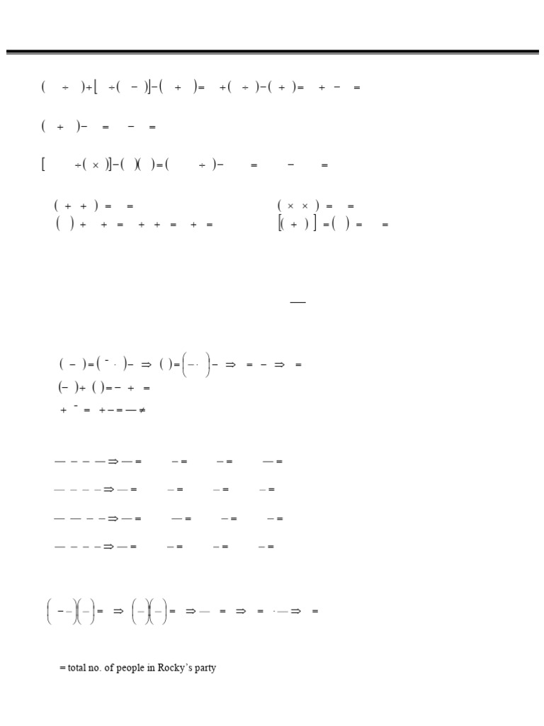 Basic Math 1 Solution Set | PDF