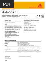 Sikaflex 2C Sealant Application Guide | PDF | Adhesion | Concrete