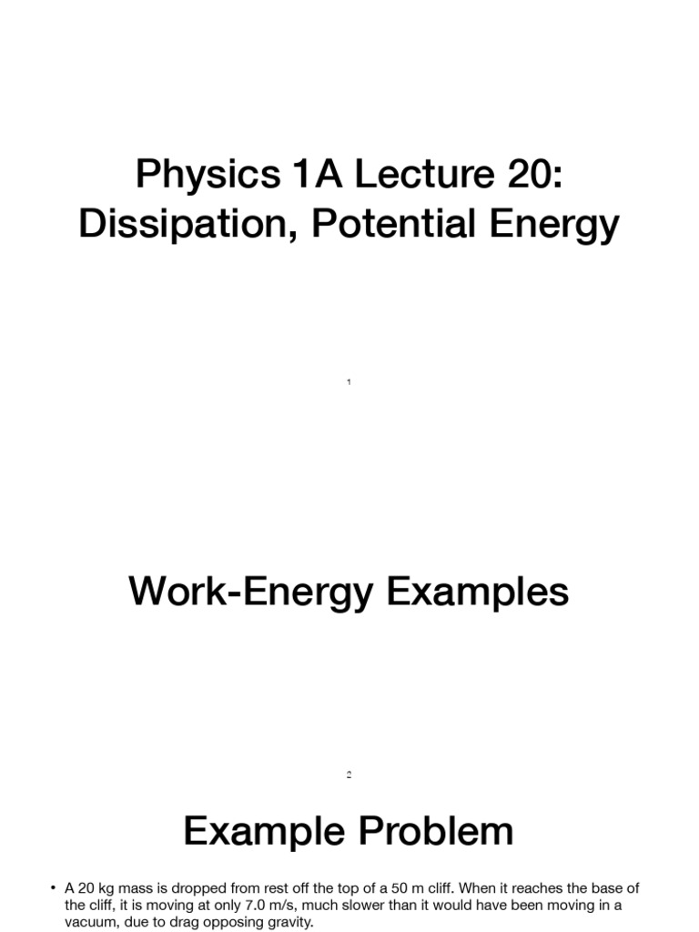 Lec20 Potential | PDF