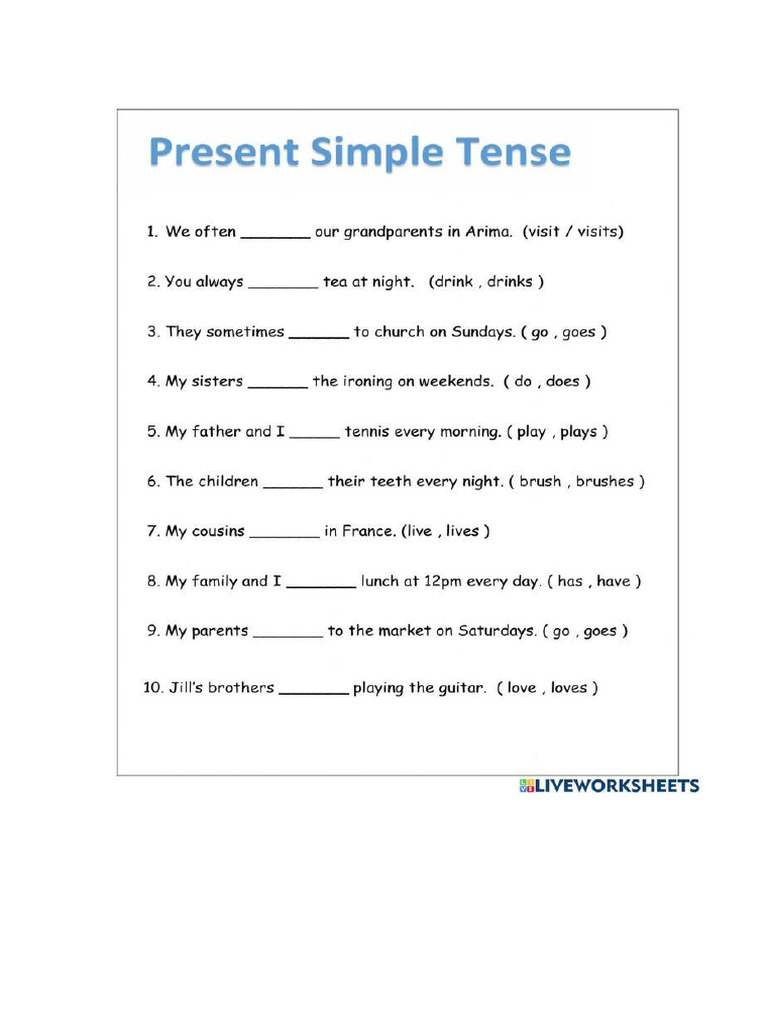 Present Simple Tense and Business English | PDF