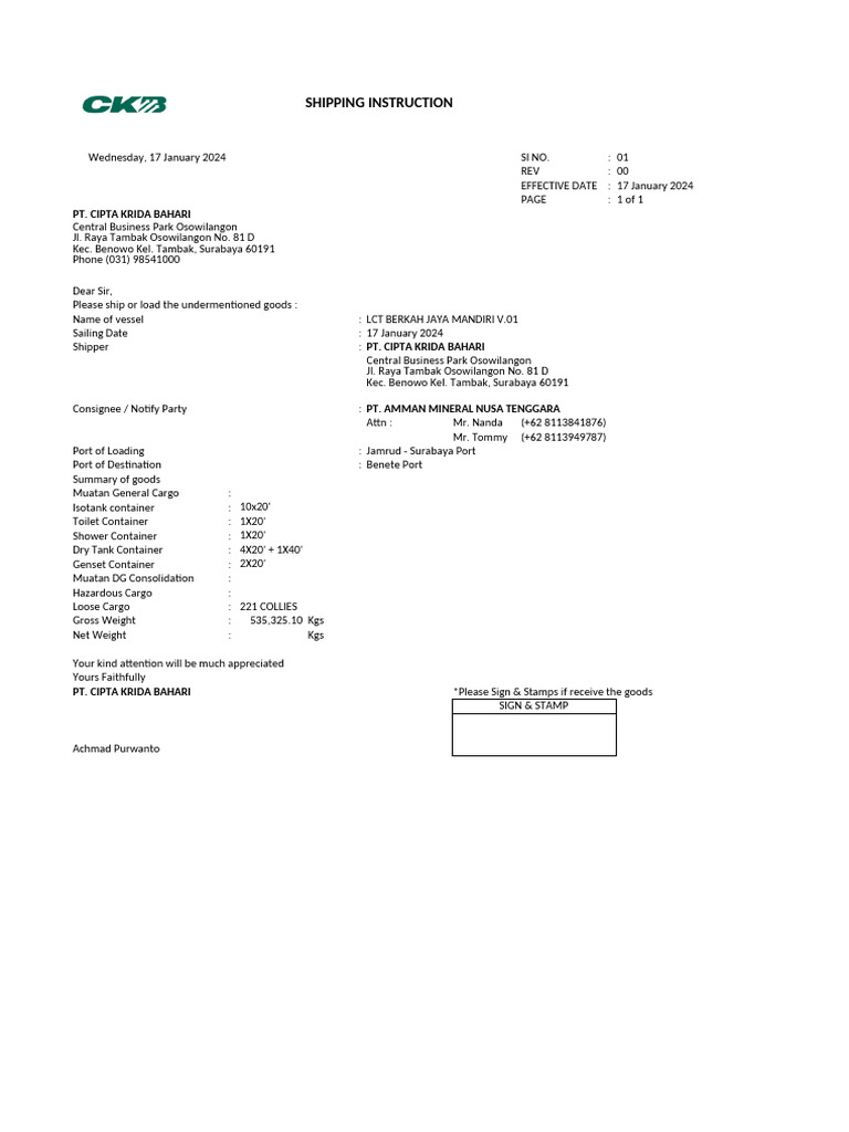 Si (Letter) LCT BJM v.01 | PDF