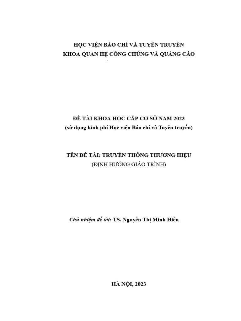 ĐT TTTH (Định Hướng GT) 09.12.2023 | PDF